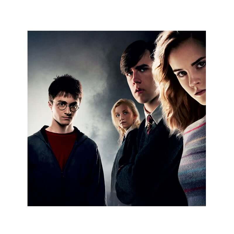 HarryPotter Cast 19×19 cm, Sukkerprint/Kageprint med tekst - CakePrint.dk