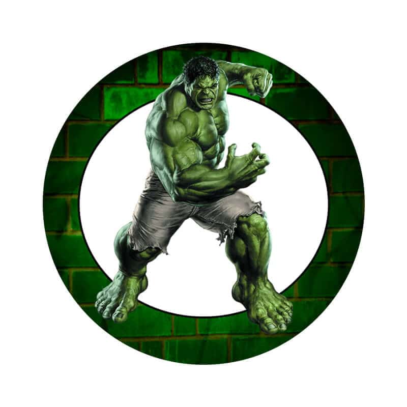 Hulka A4, sukkerprint / kageprint med tekst - CakePrint.dk