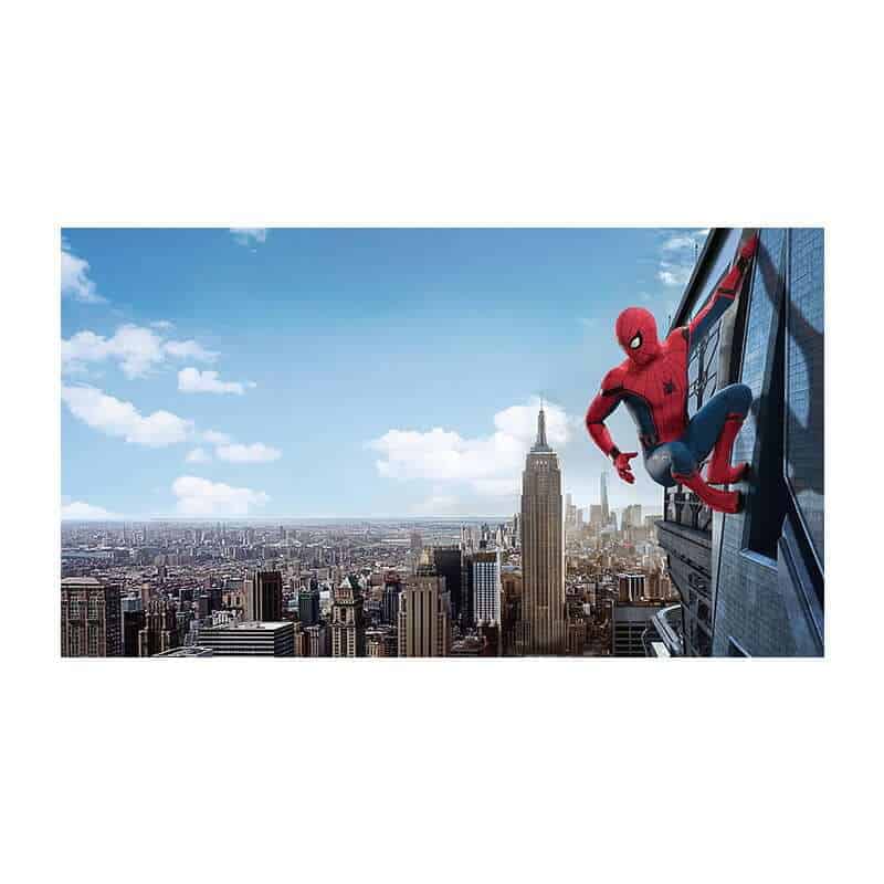 Spiderman Homecoming A4, sukkerprint/ kageprint med tekst - CakePrint.dk