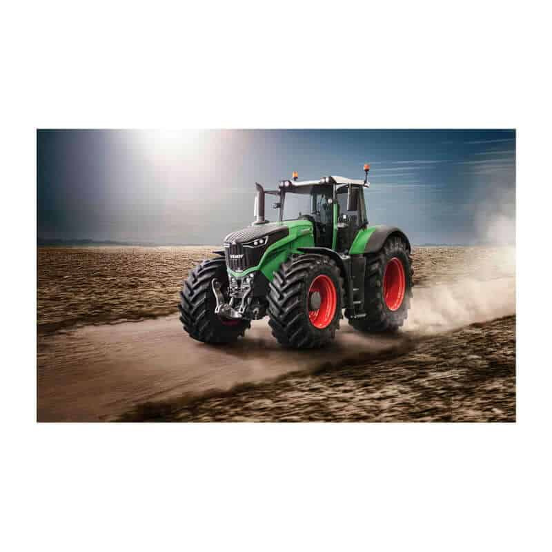 Tractor 6 A4, sukkerprint/ kageprint med tekst - CakePrint.dk